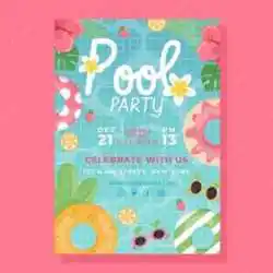 60 Pool Party Invitations That Will Make a Splash