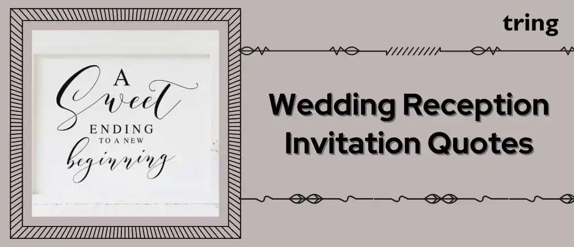 Celebrate Love and Joy - 90+ Wedding Reception Invitation Quotes